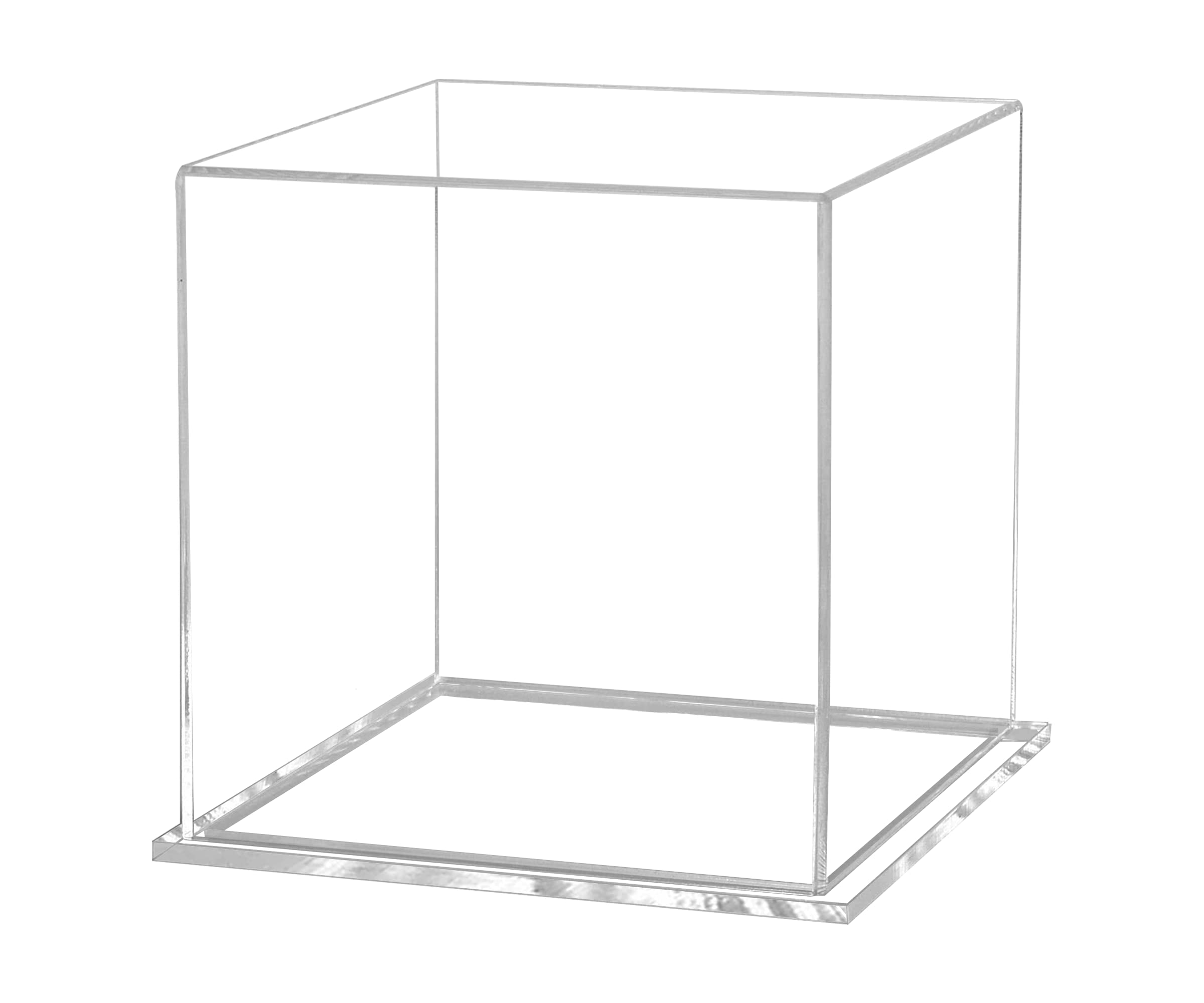 Clear Acrylic Display Boxes Clear Acrylic Boxes 3x3x3 4 Pack