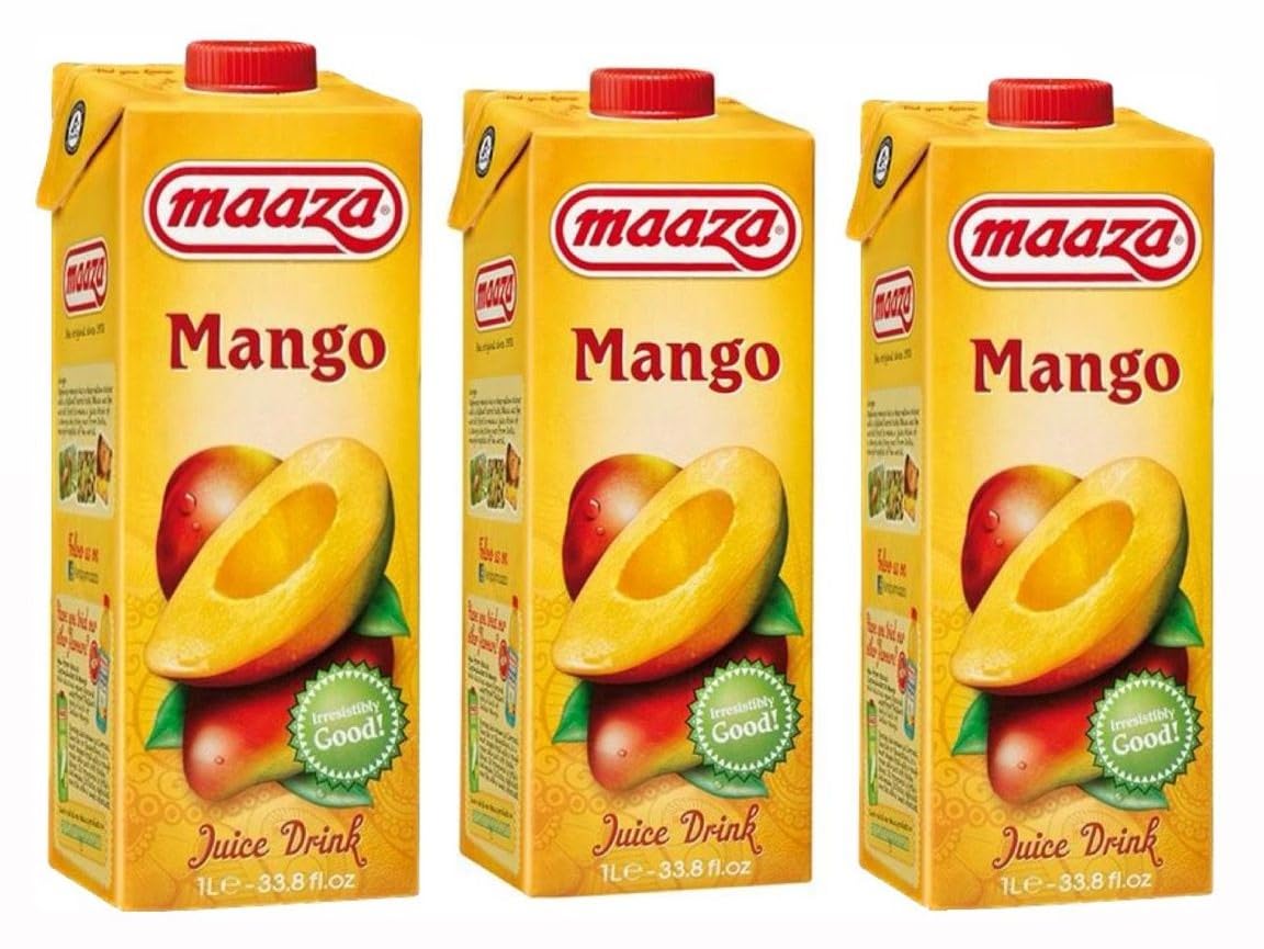 Maaza Mango Juice 1Ltr (Pack of 3) : Amazon.co.uk: Grocery