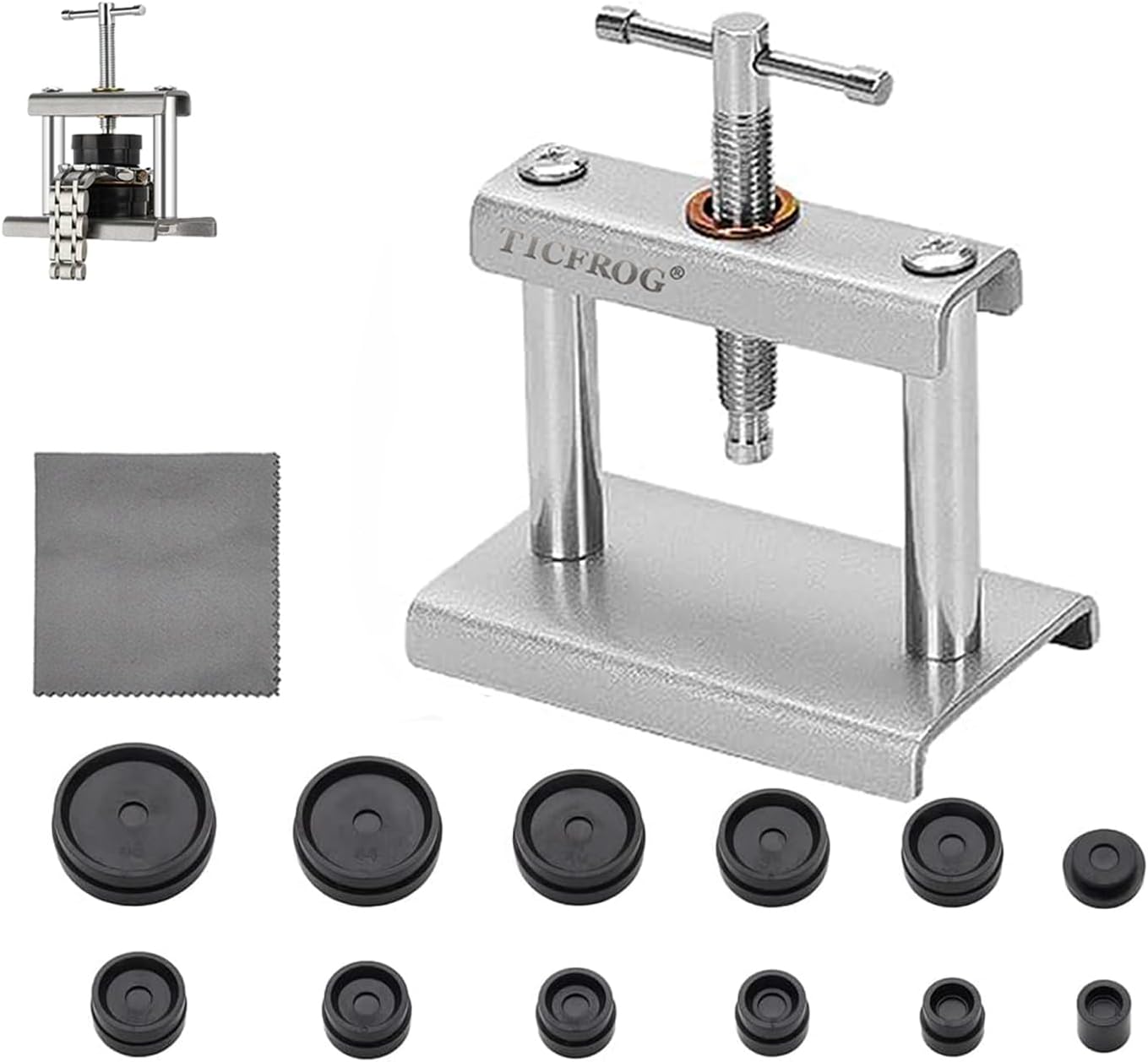 Amazon.com: Watch Press Set, Ohuhu Upgraded Professional 27 Piece Watch ...