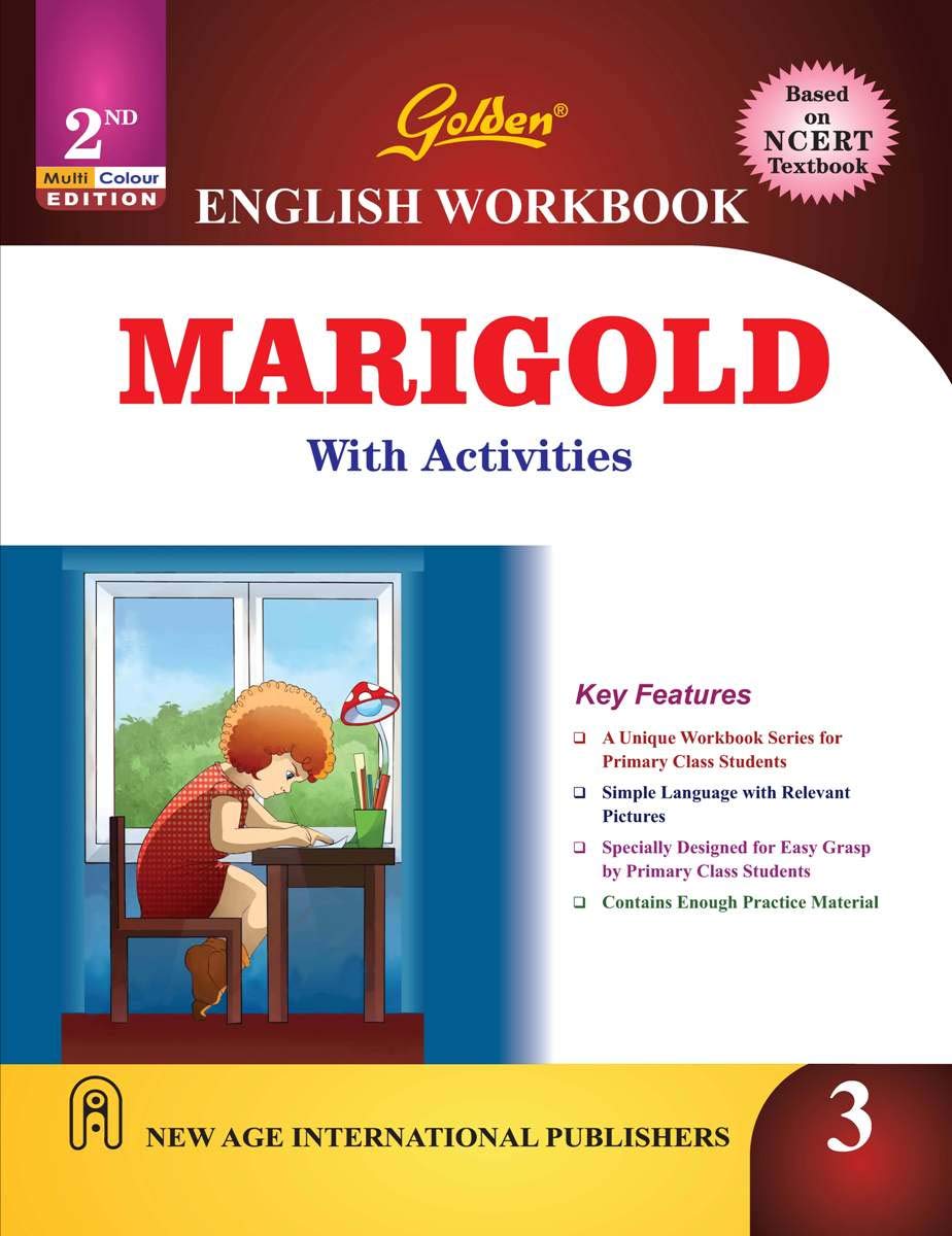 Golden English Workbook Marigold With Activities For Class - 3 (Based ...