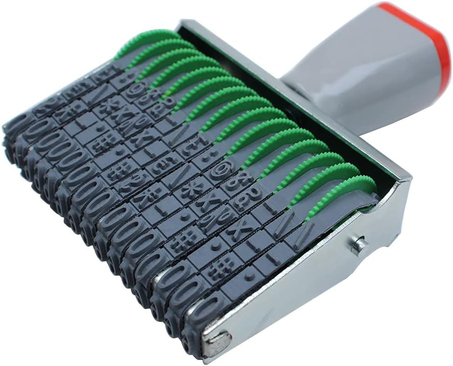 Amazon.com : LINSHI 15 Digit Custom Business Rubber Number Stamp with ...