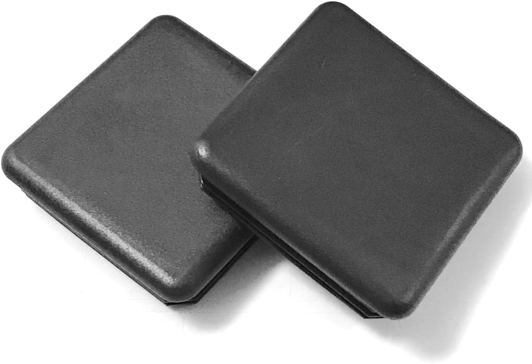 Amazon.com: (Pack of 10) 2" Square Tubing Black Plastic Plug,2 Inch End ...