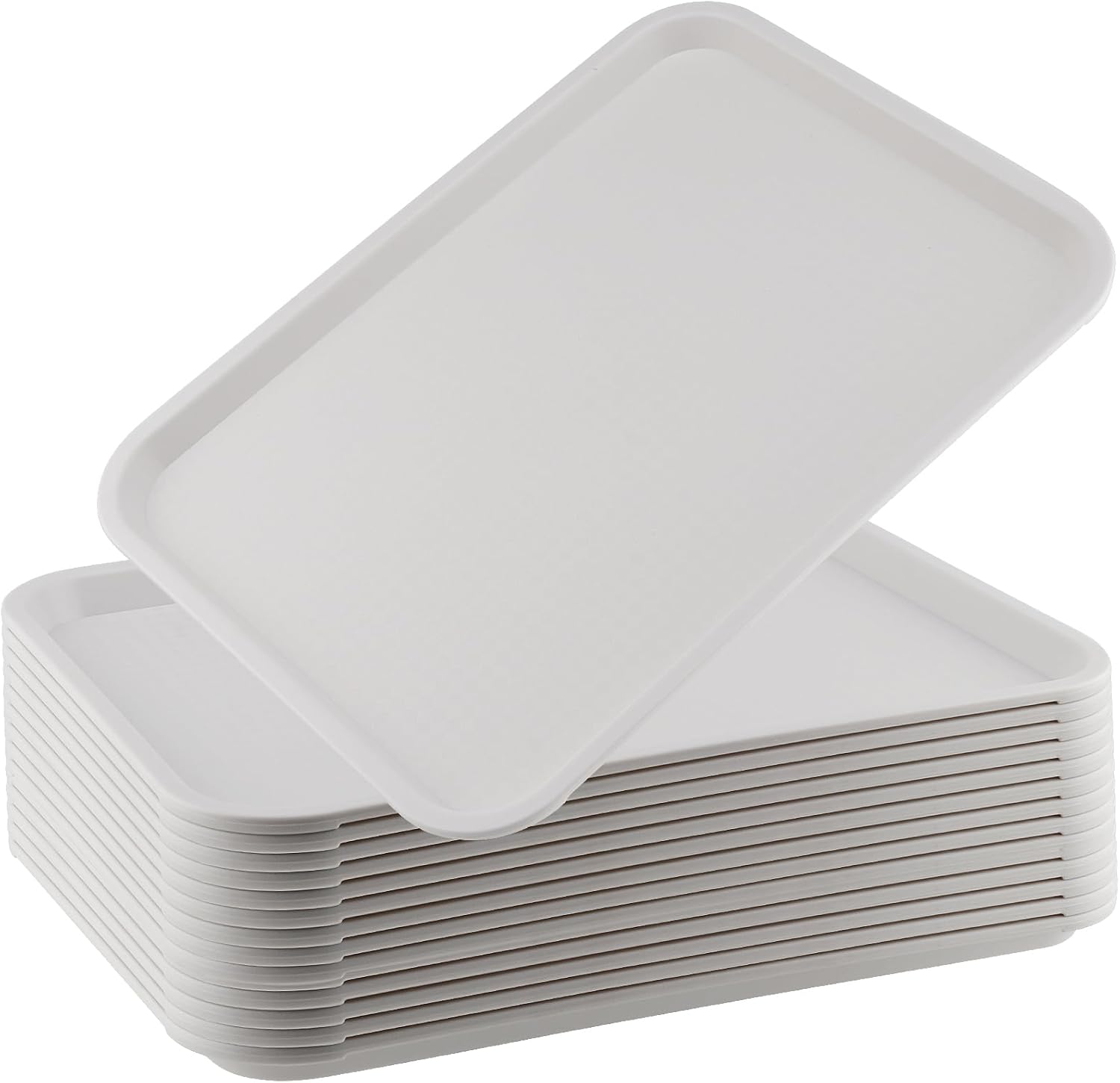 Amazon.com | ZOENHOU 14 Pack 14 x 10 Inch Plastic Fast Food Tray ...