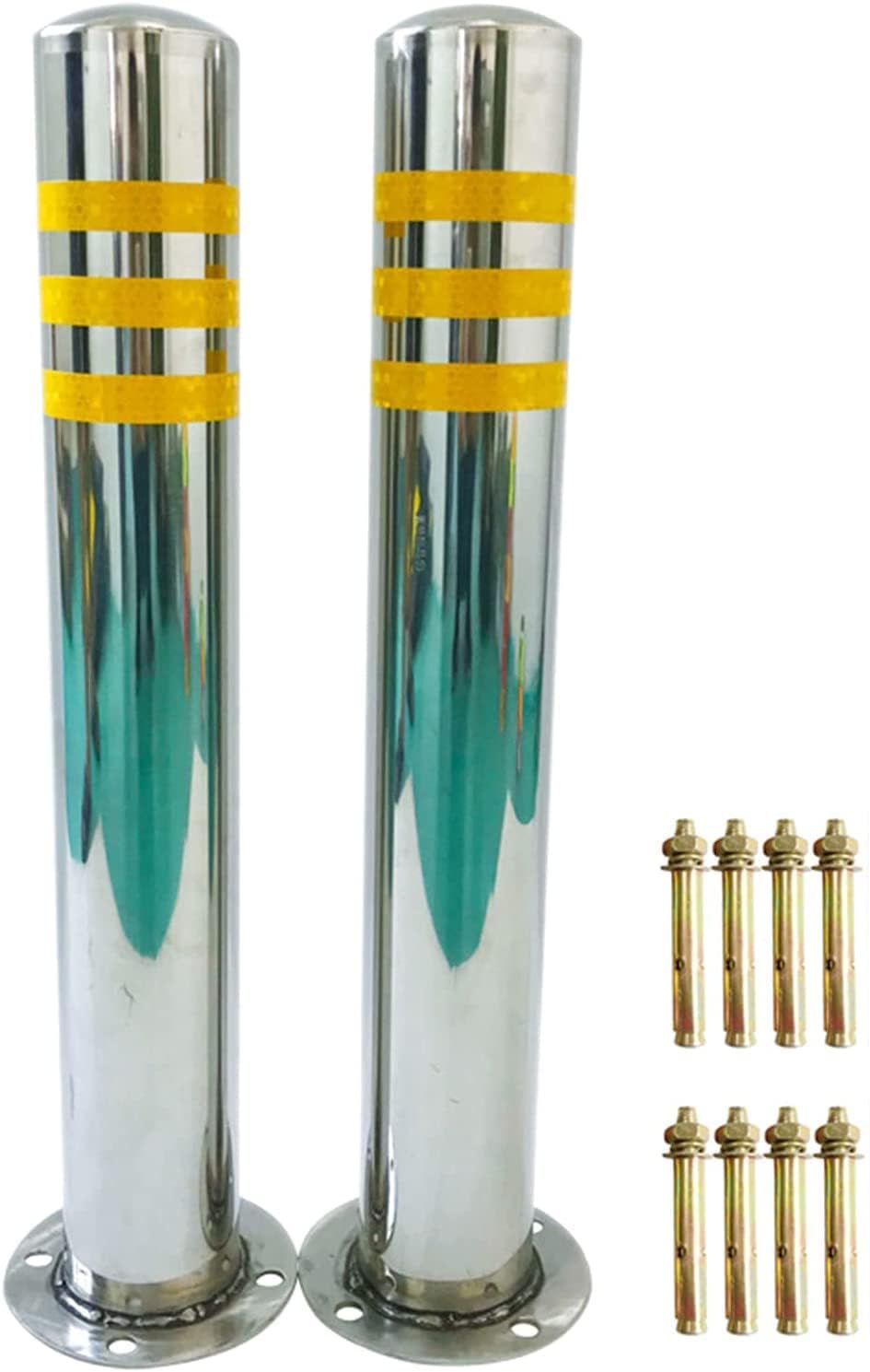 Parking Post, Parking Guardrail, Parking Barrier Set of 2 Parking ...