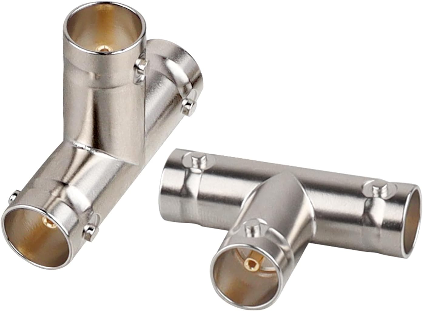Amazon.com: Ahoaepy 2PCS BNC Tee Splitter Connector, BNC 3 Way Splitter ...