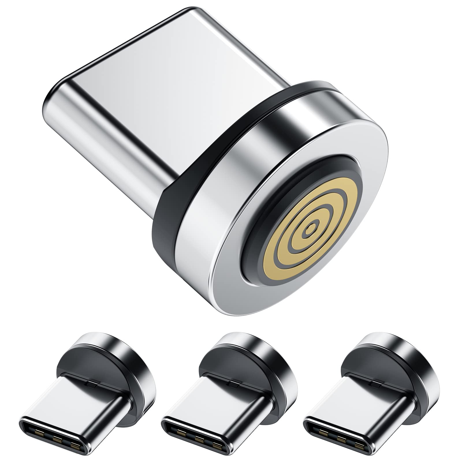 Amazon.com: Ankndo Magnetic Connector Tip Heads [4-Pack] USB C Magnetic ...