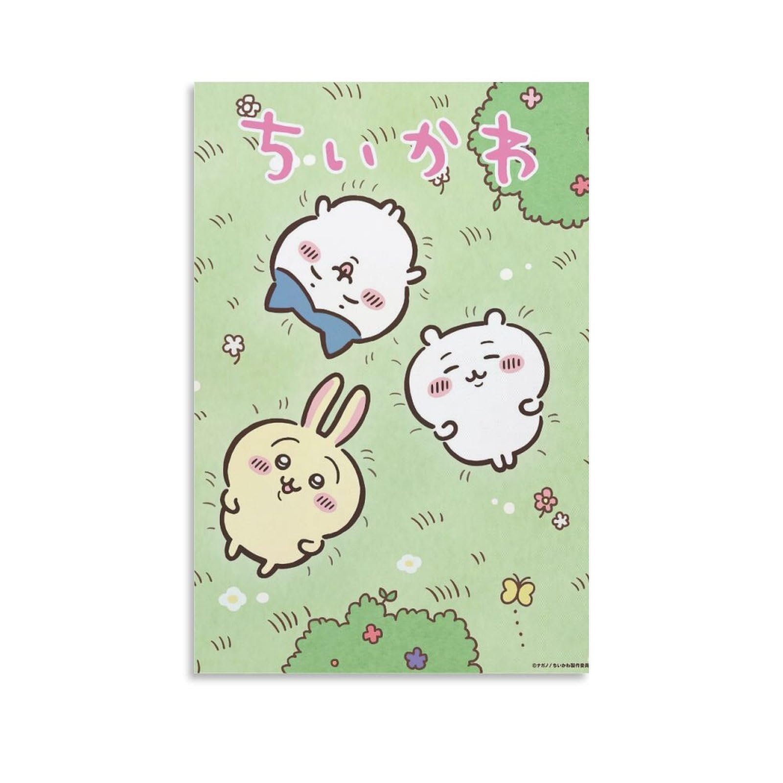 Amazon.com: Chiikawa Canvas Poster Wall Art Decor Print Picture Paintings for Living Canvas Wall ...