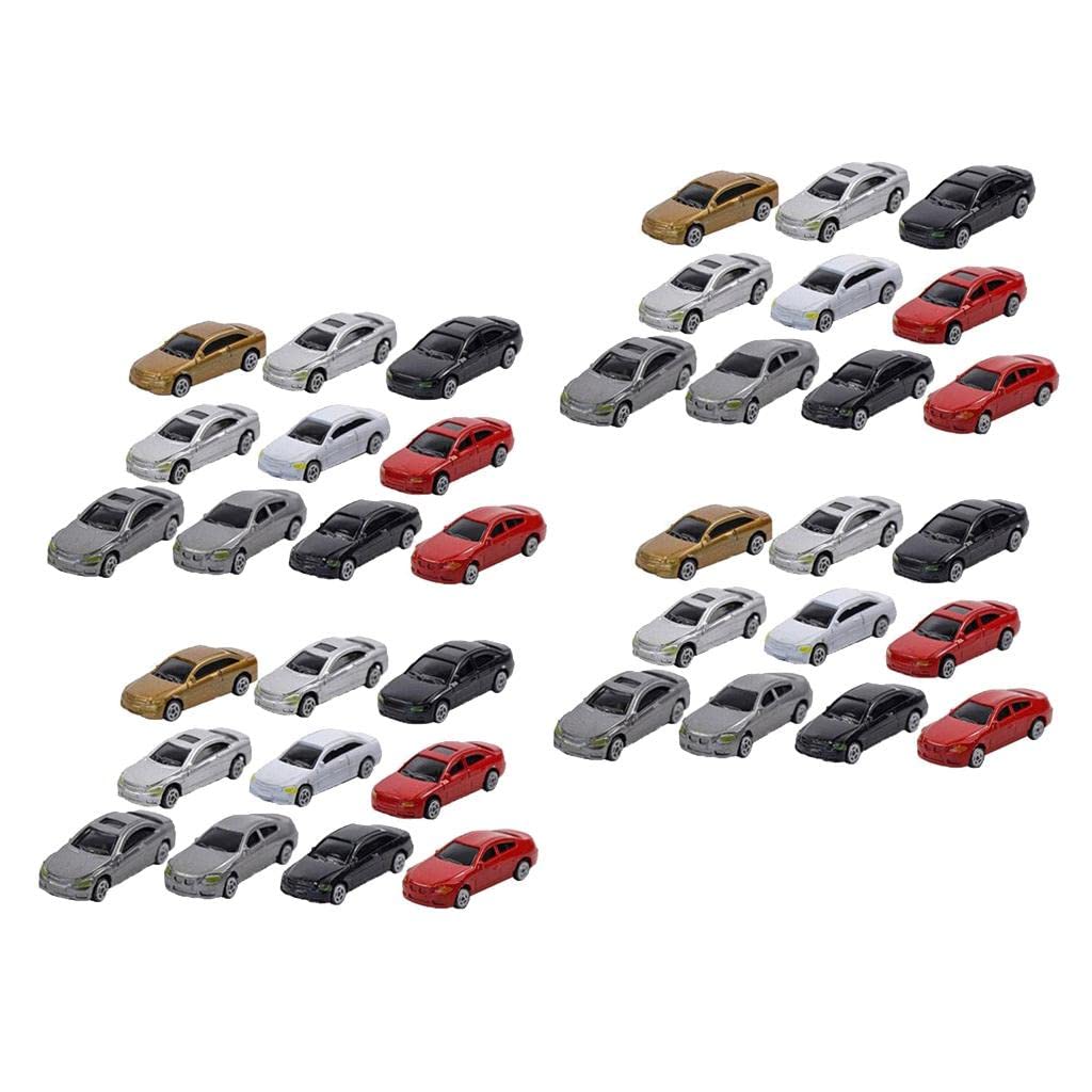 40pcs HO Scale Model Car 1:87 Building Train Scenery New, Buildings ...