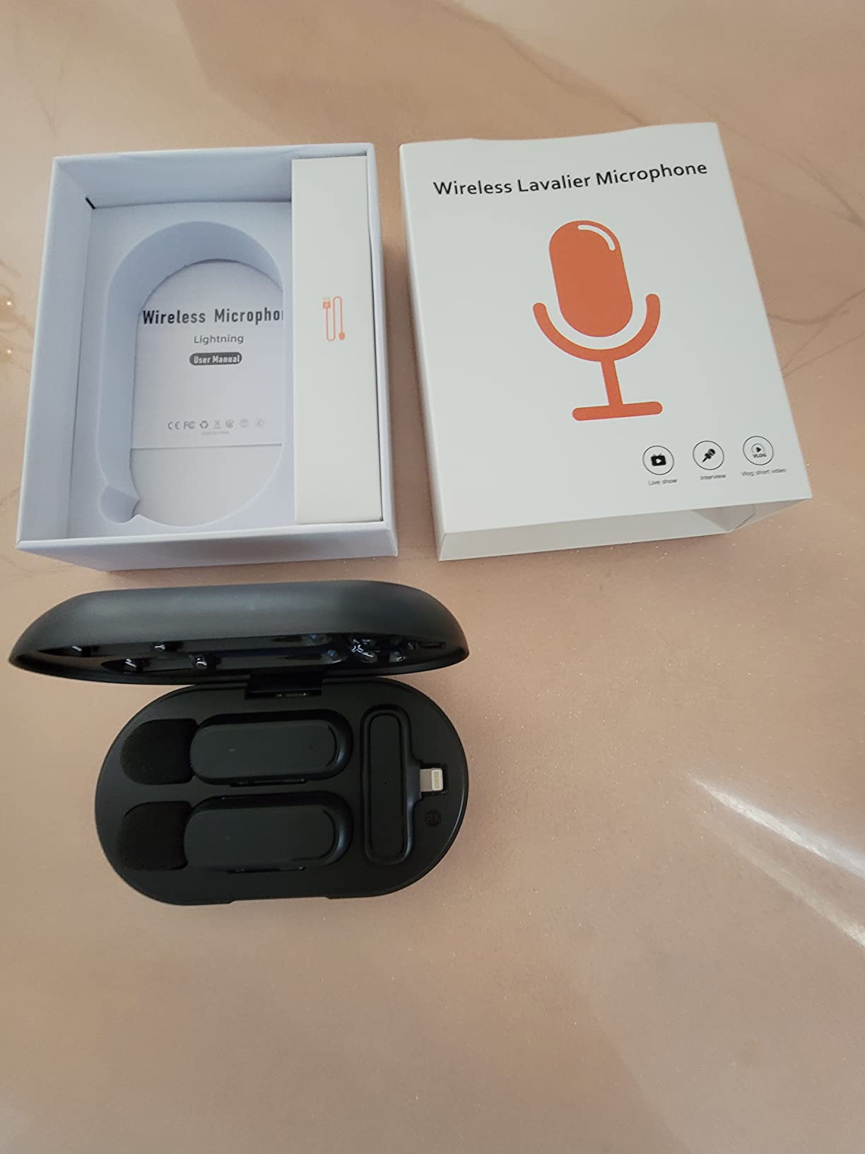 $6/mo - Finance PASABIT Wireless Lavalier Microphone for iPhone iPad ...