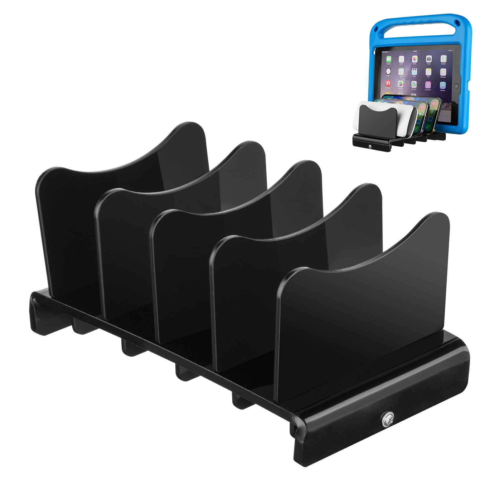 Amazon.com: CaSZLUTION Acrylic Multi Device Organizer Stand Base for ...