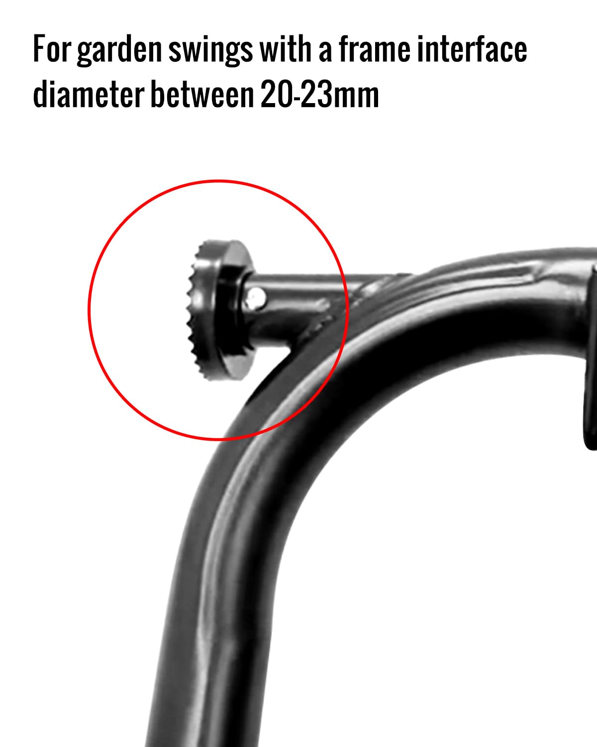 Snapklik.com : Garden Swing Plastic Fittings To Attach Canopy Frame To ...