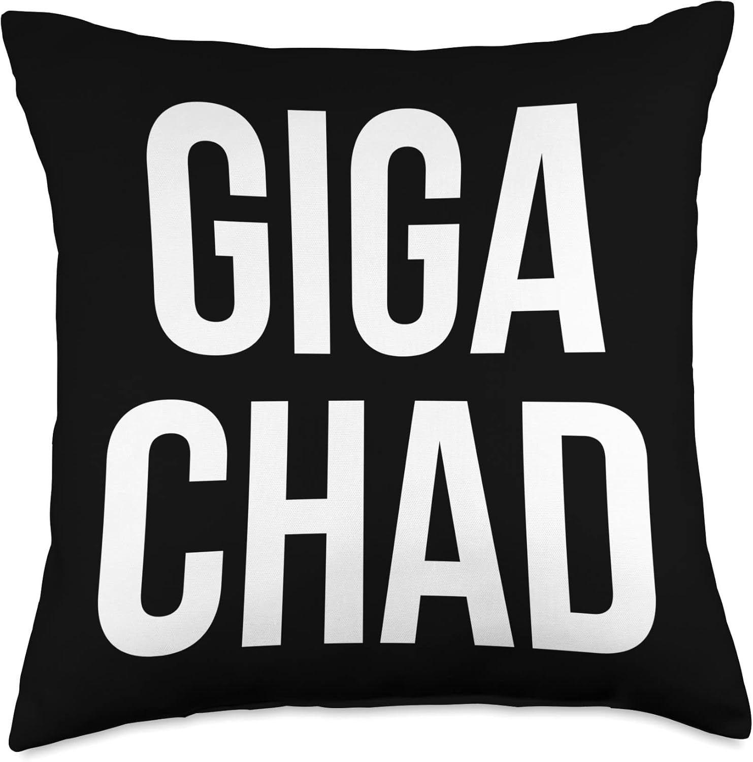 Amazon.com: Giga Chad Alpha Male Gym Meme Funny Throw Pillow : Home ...