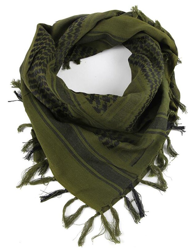 Military 100% Cotton Arab Shemagh Tactical Desert Keffiyeh Head Scarf ...