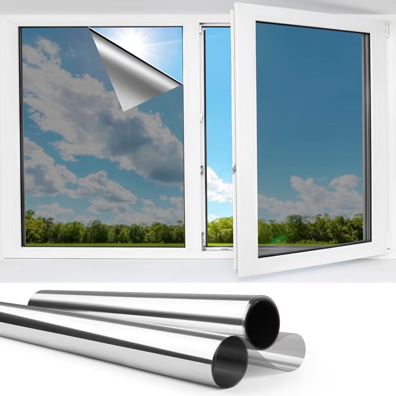 Amazon.com: innoAura One Way Window Film, 35.4 x 78.7 inches Mirror ...