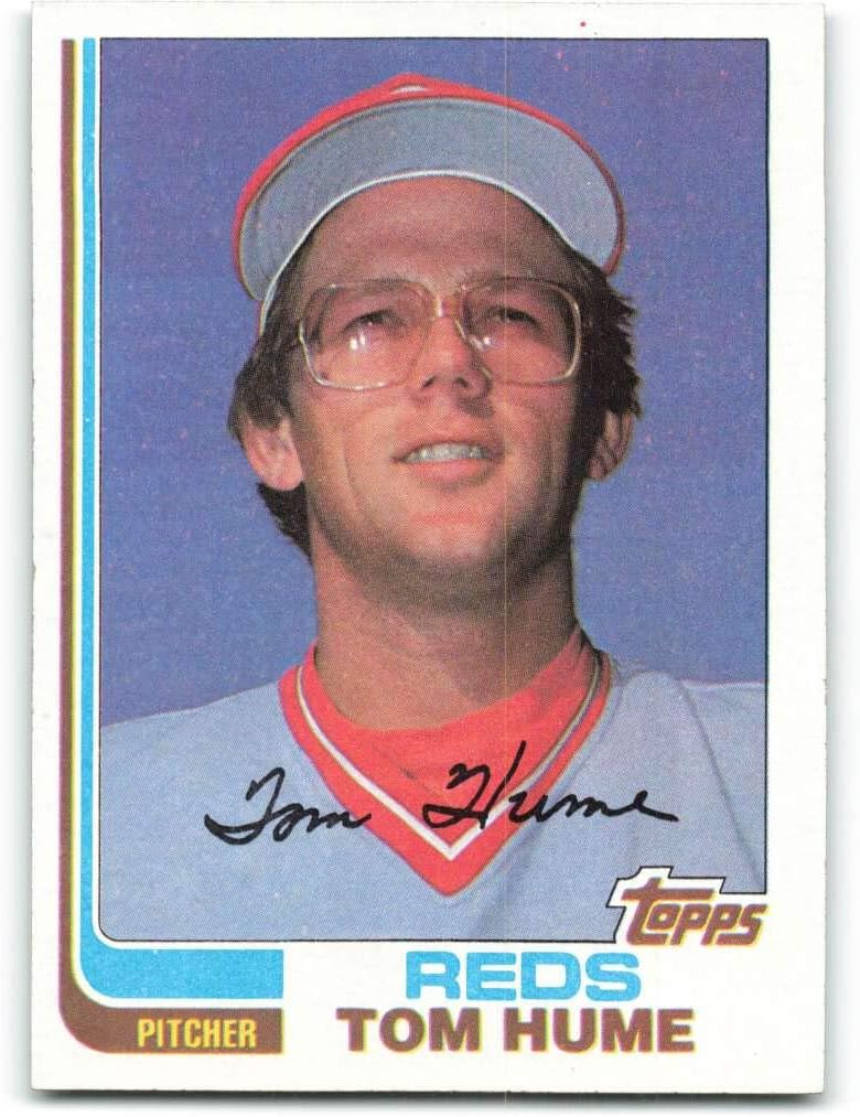 Amazon.com: 1982 Topps Baseball #763 Tom Hume Cincinnati Reds Official ...