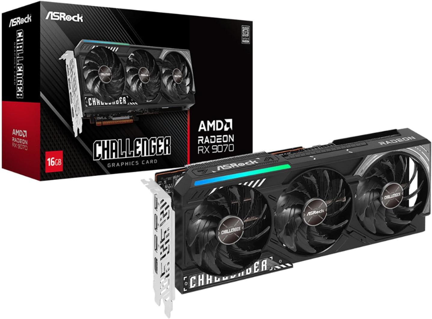 Amazon.com: ASRock Graphics Board Challenger RX 9070 16G AMD Radeon ...