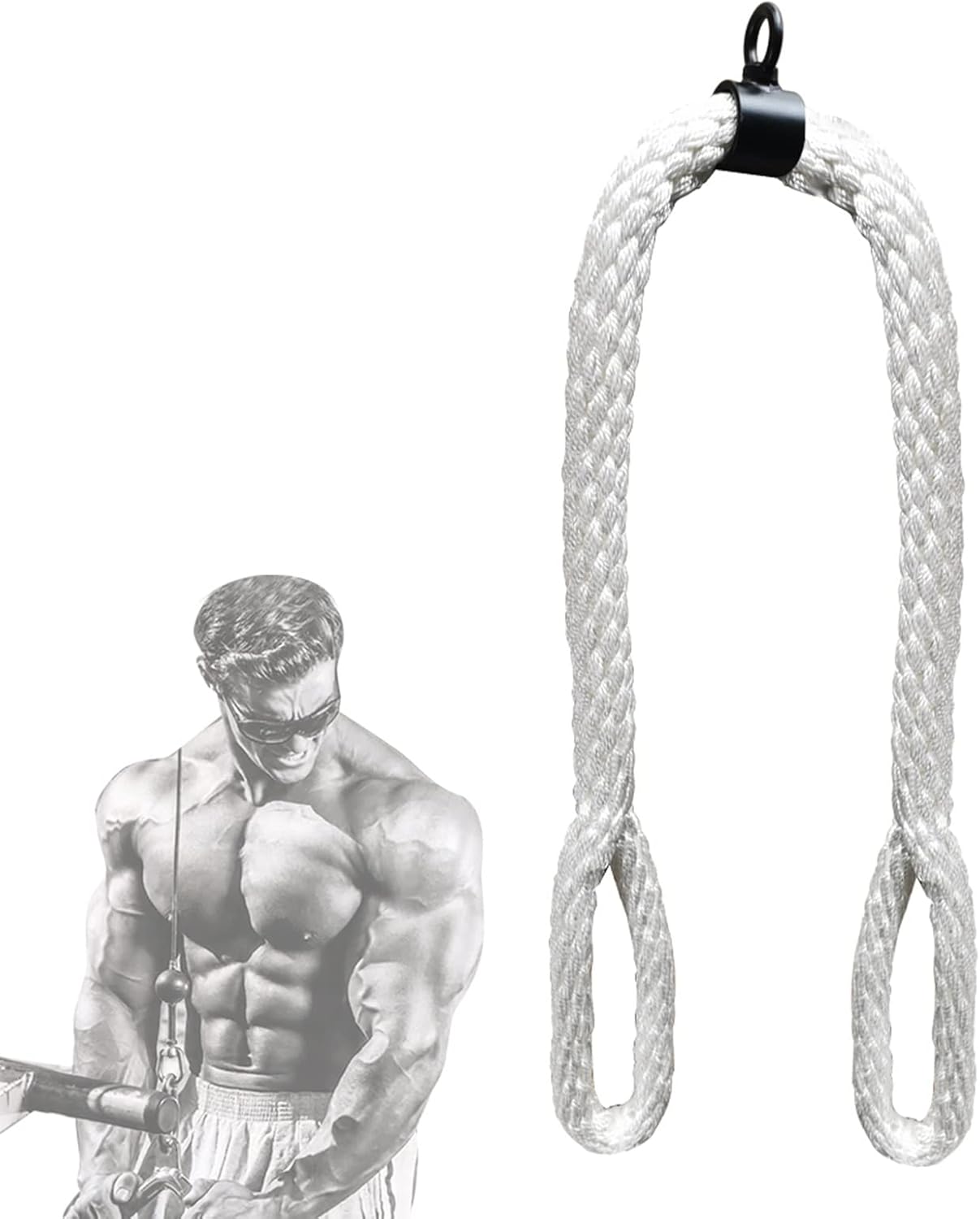 Amazon.com: Triceps Rope Twisted Pull Down Rope Cord, Triceps Pull Down ...