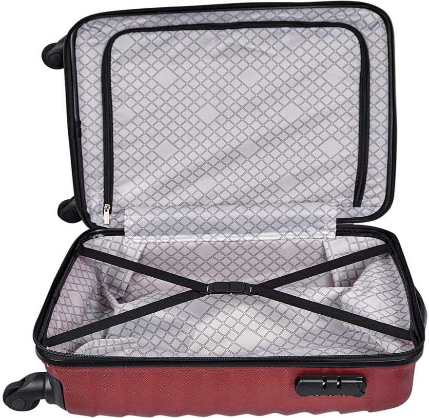 Safari Sonic Hard-Sided Polycarbonate Luggage Set of 3 Trolley Bags| 4W ...