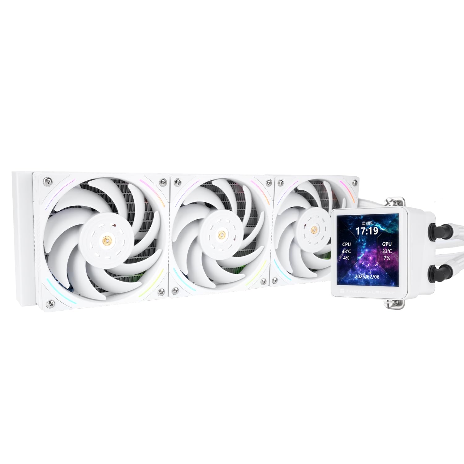 Amazon.com: Thermalright Frozen Vision 360 ARGB White V2 AIO CPU Liquid ...