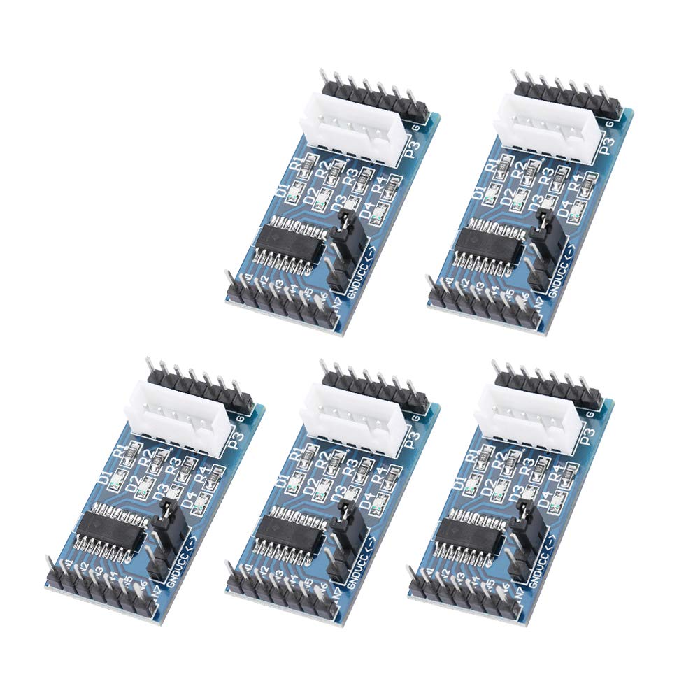 Amazon.com: Stepper Motor Driver, 5pcs ULN2003 Stepper Motor Driver ...