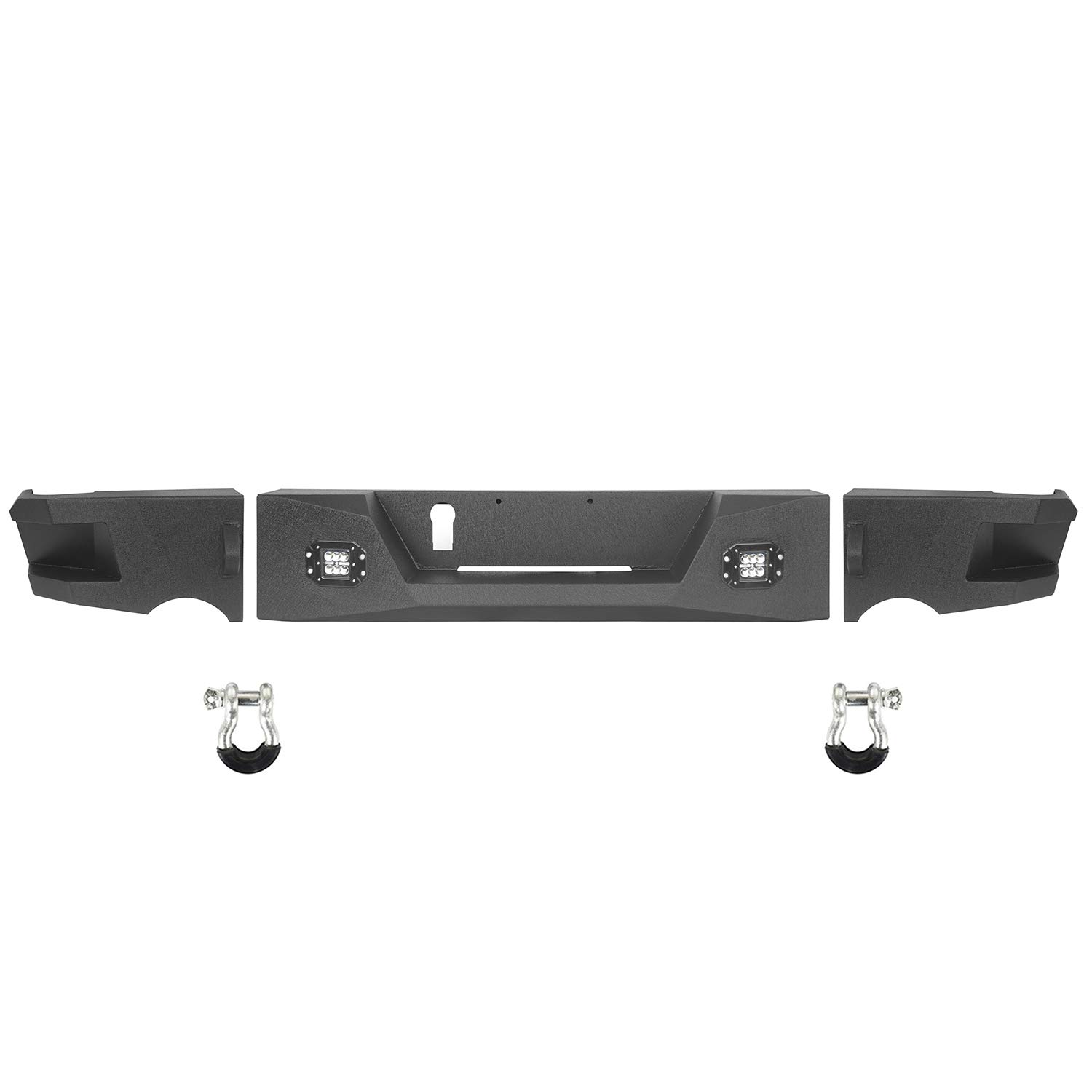 Buy u-Box Ram 1500 Rear Bumper Back Step Bumper for 2009-2018 Dodge Ram ...