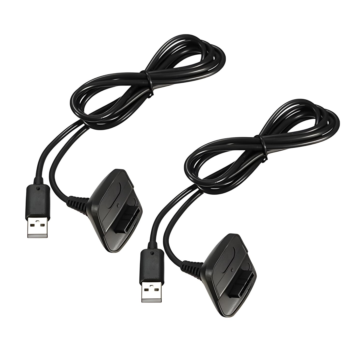 Amazon.com: QUMOX 2Pack 1.5m Charging Cable for Xbox 360, Wireless ...