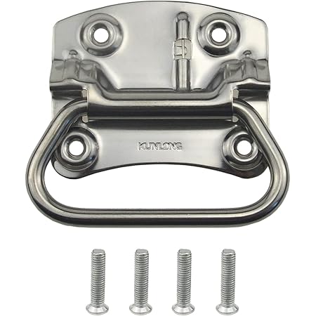 Stainless Steel Pull Handles for Toolbox Lifting Door Chest 4 Inch ...