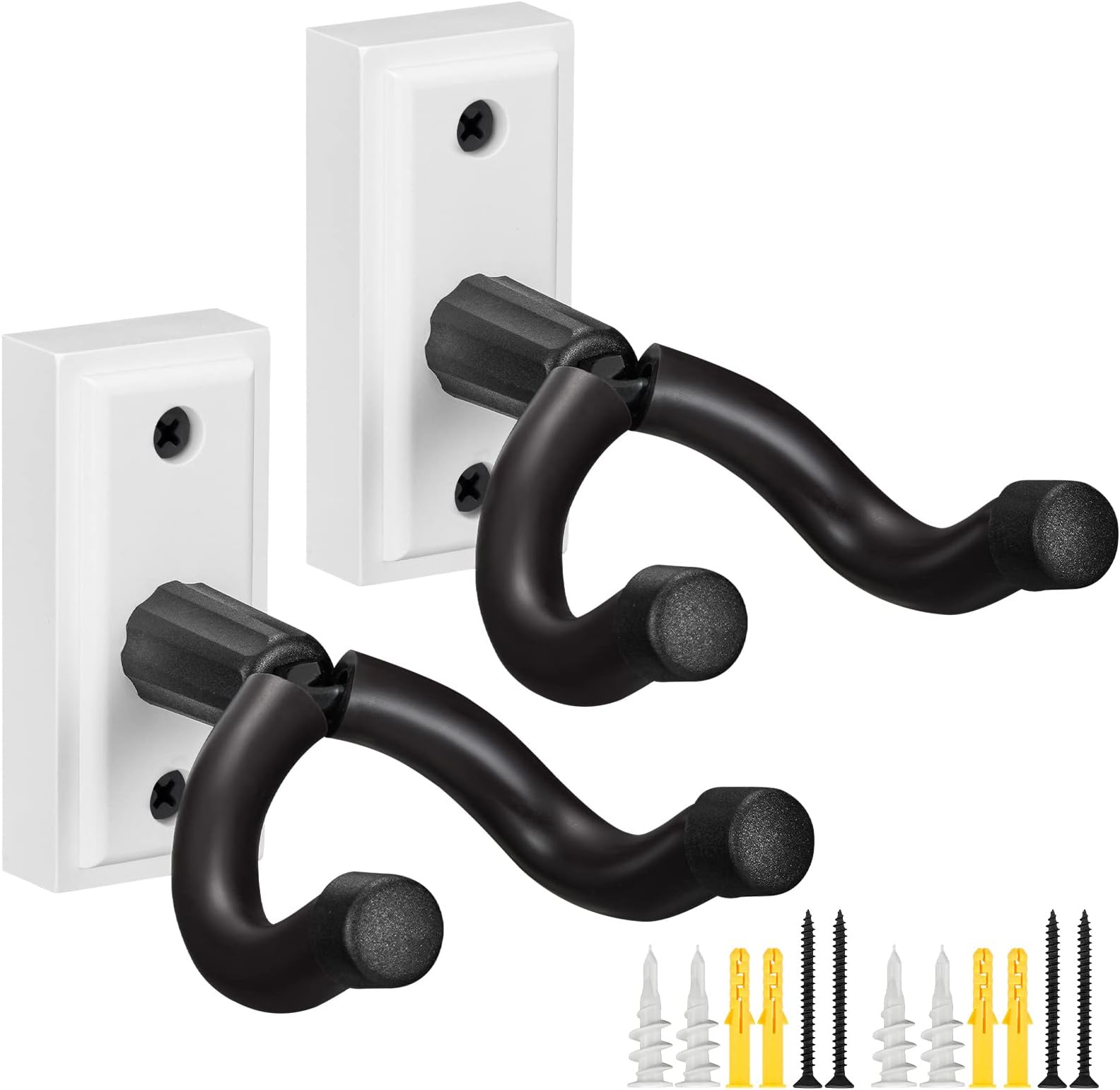 Amazon.com: CAHAYA Guitar Wall Mount Hanger with Shelf and Pick Holder ...