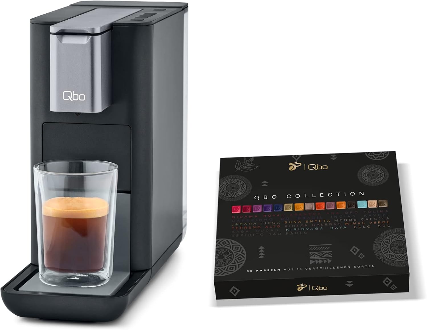 Amazon.de: Tchibo Qbo ESSENTIAL Premium Kapselmaschine inkl. 30 Qbo ...