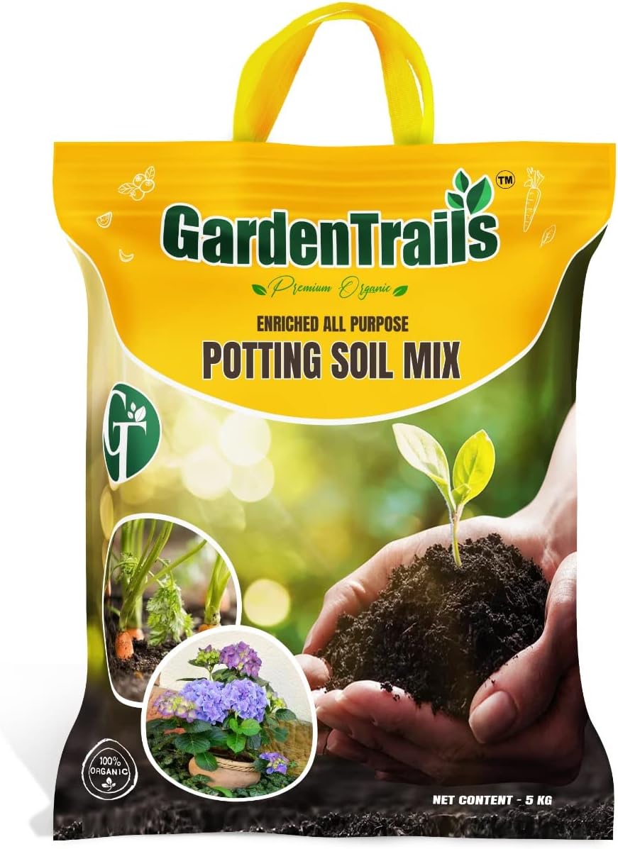 Plant Potting Mix Soil Ready To Use For All Perpose (30 Kg) : Amazon.in ...