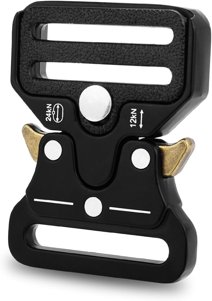 Amazon.com: CooBigo 1-1/4" 2 Pack Heavy Duty Tactical Belt Buckle ...