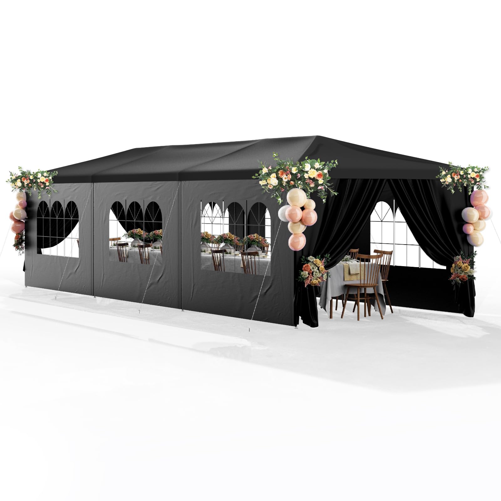 Amazon.com : Party Tent 10x30 Outdoor Wedding Tents for Parties, Heavy ...