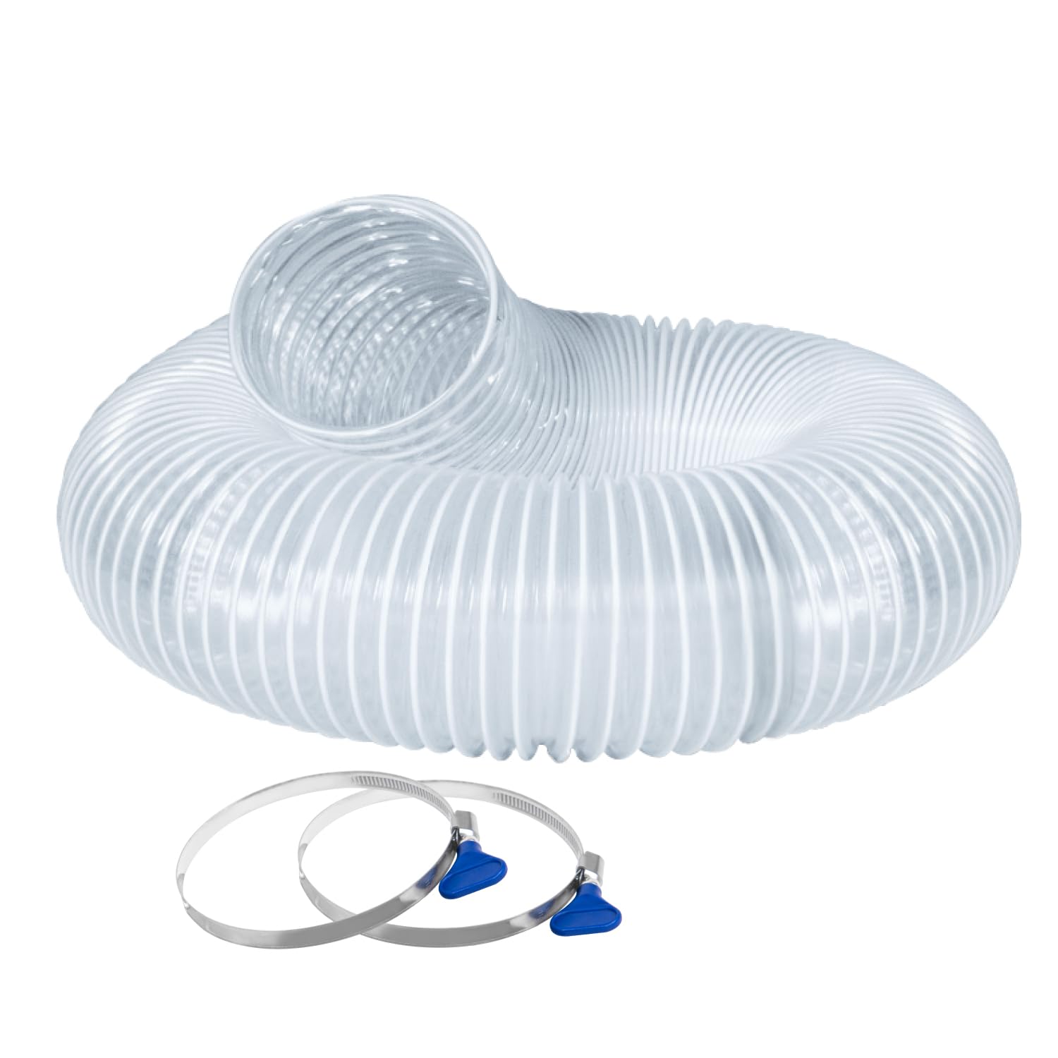 Snapklik.com : POWERTEC 70391 2.5 X 5 PVC Dust Collection Hose