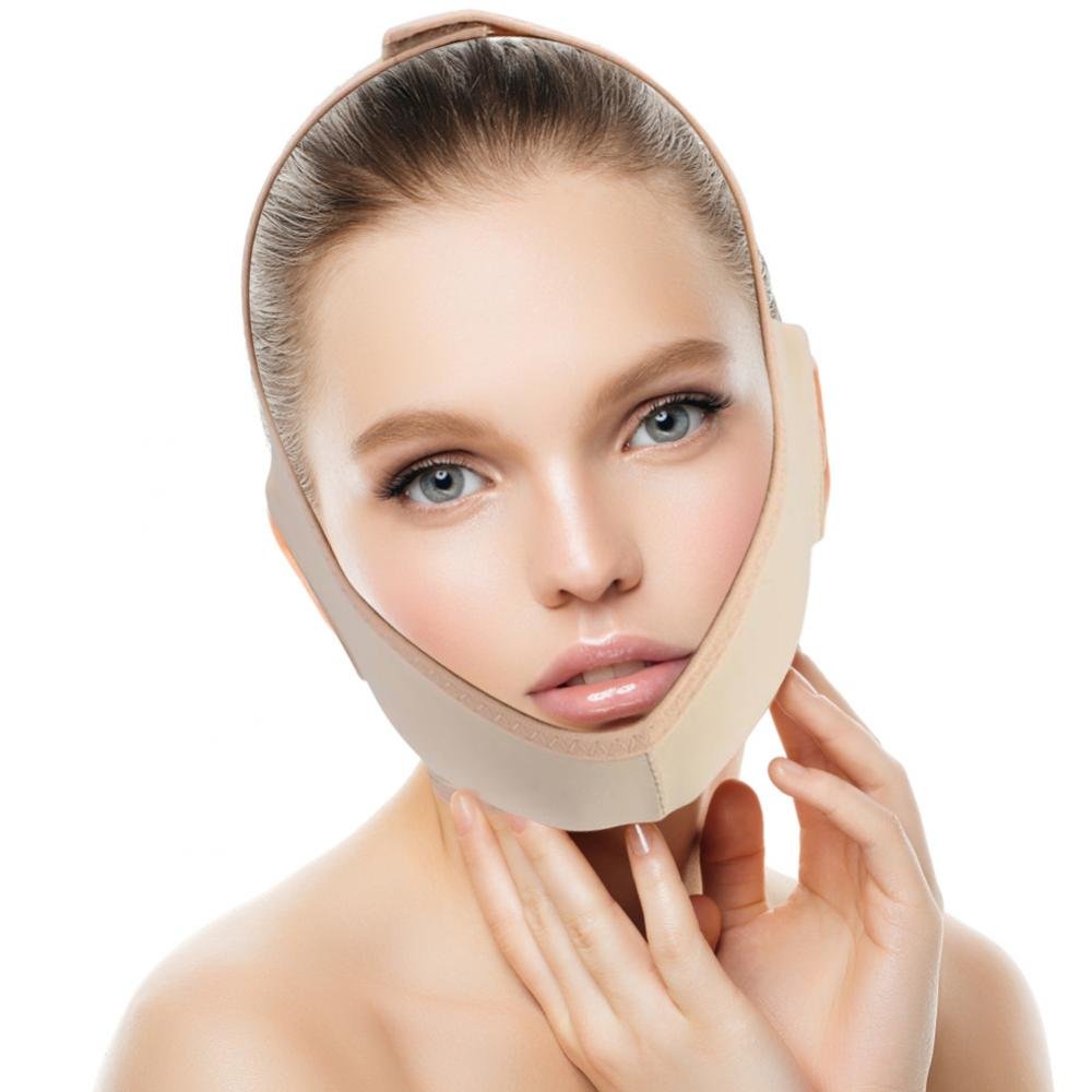 Facial Slimming Mask, Neck Support Lift V Face Line Bandages Facial ...