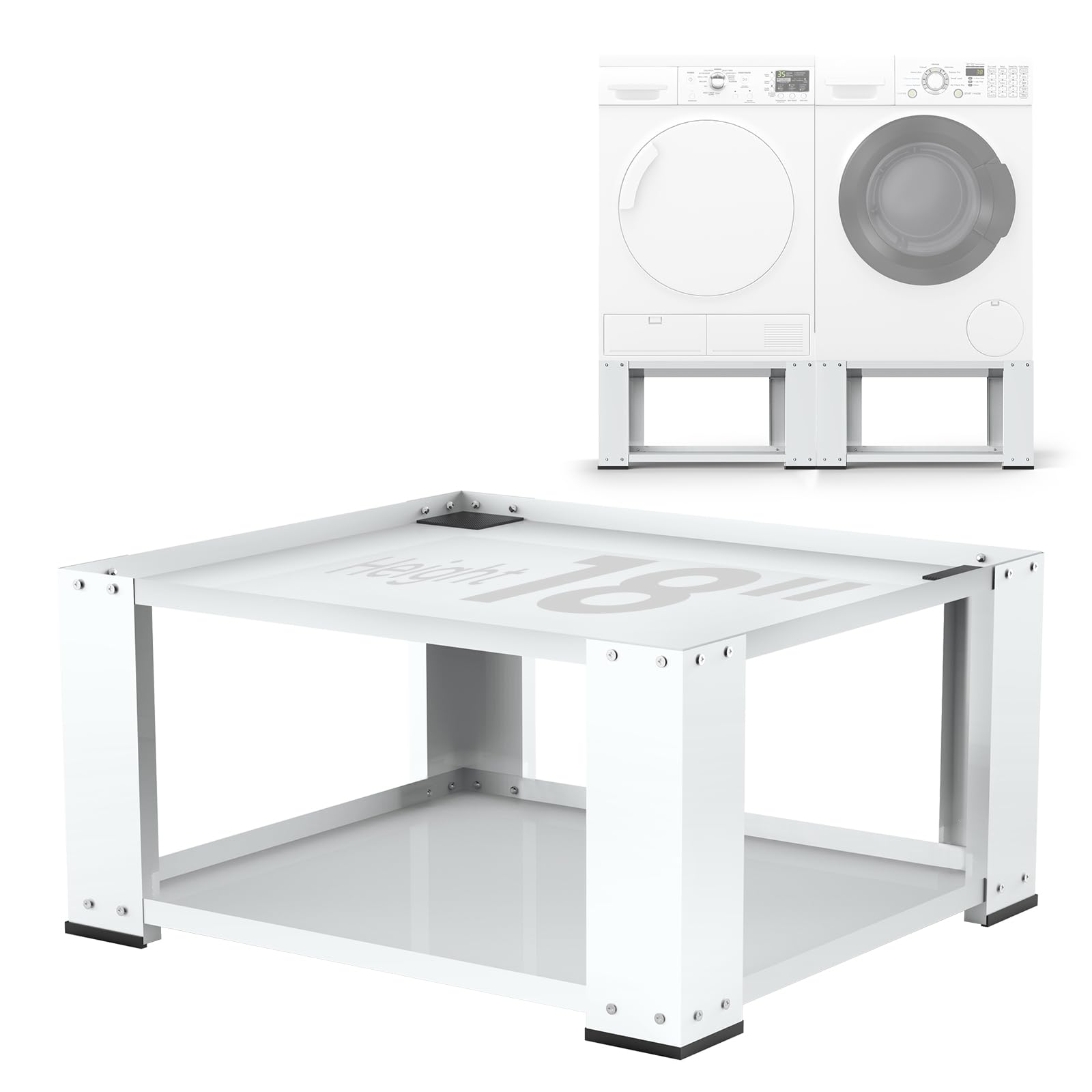 Buy MATALDE Washer and Dryer Pedestals - 28" Wide Laundry Pedestal 18 ...