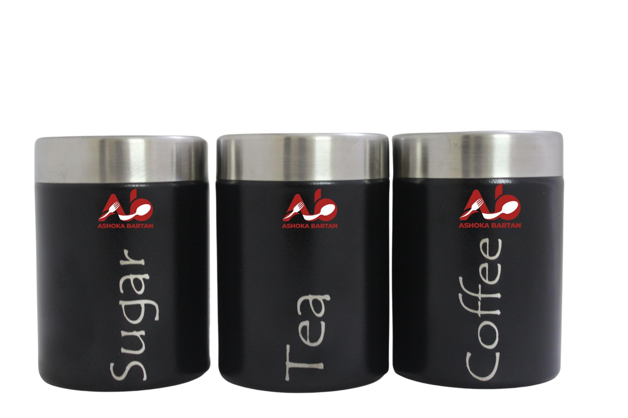ASHOKA BARTAN Stainless Steel Kitchen Containers Set - Airtight Tea ...
