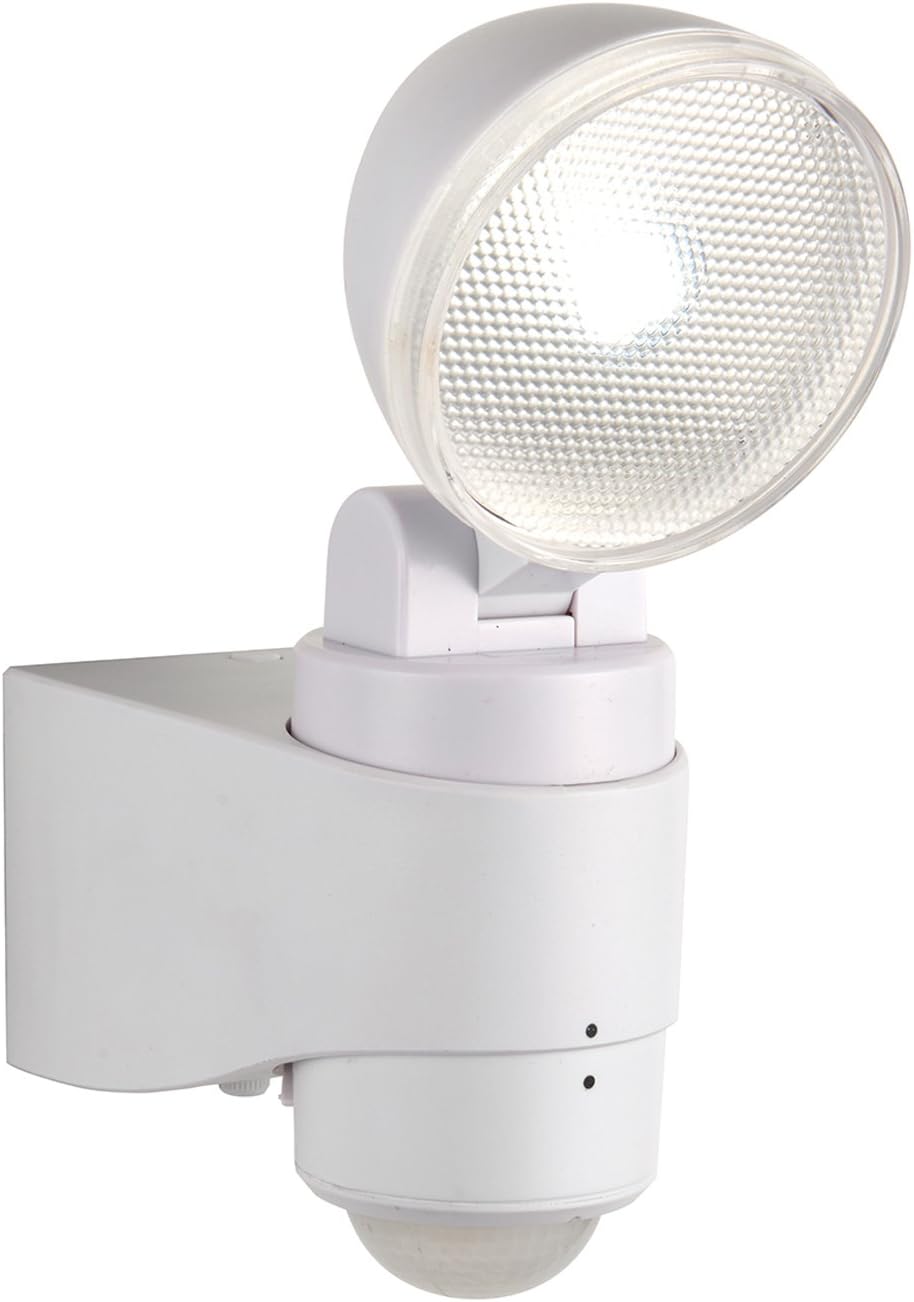 Saxby Laryn 2W Single White Outdoor Garden Battery Powered PIR Motion ...