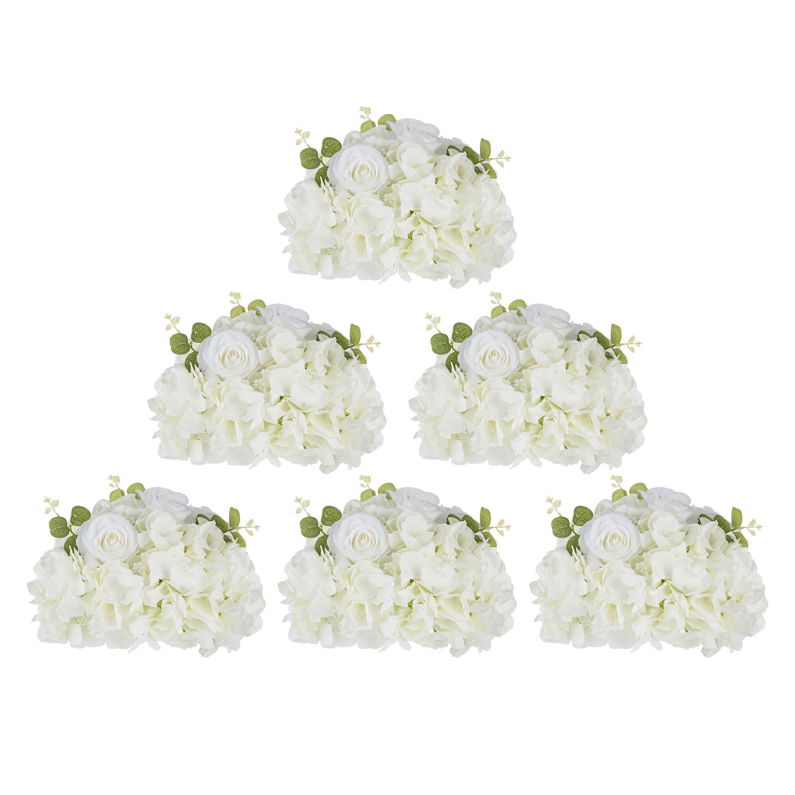 Amazon.com: BLOSMON Artificial Flower Balls Wedding Centerpieces 6 Pcs ...