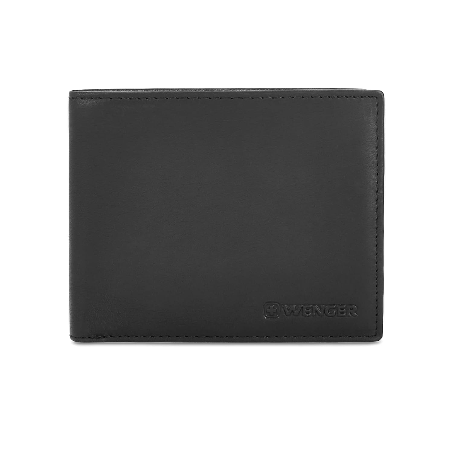 WENGER Wallet, Leather, Black, Blend of Style & Function, Swiss ...