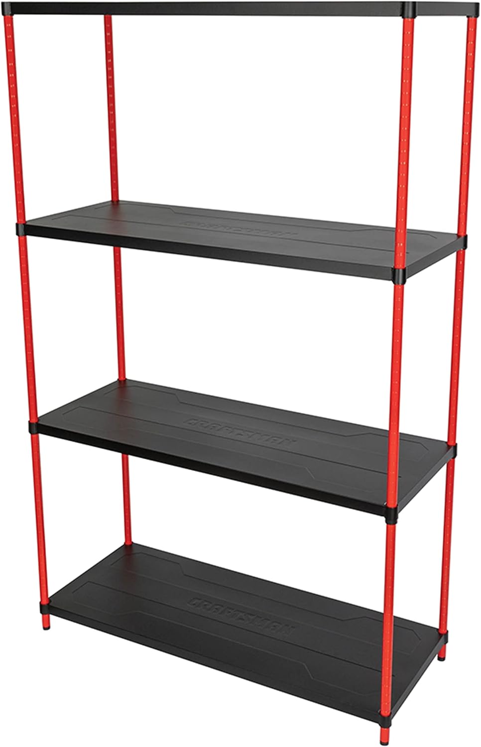 Amazon.com: CRAFTSMAN 4-Shelf 6-Foot Tall Storage Rack for Garage and ...