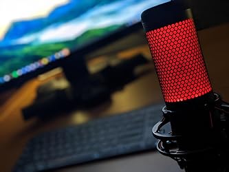 HyperX QuadCast - USB Condenser Gaming Microphone, for PC, PS4, PS5 and ...