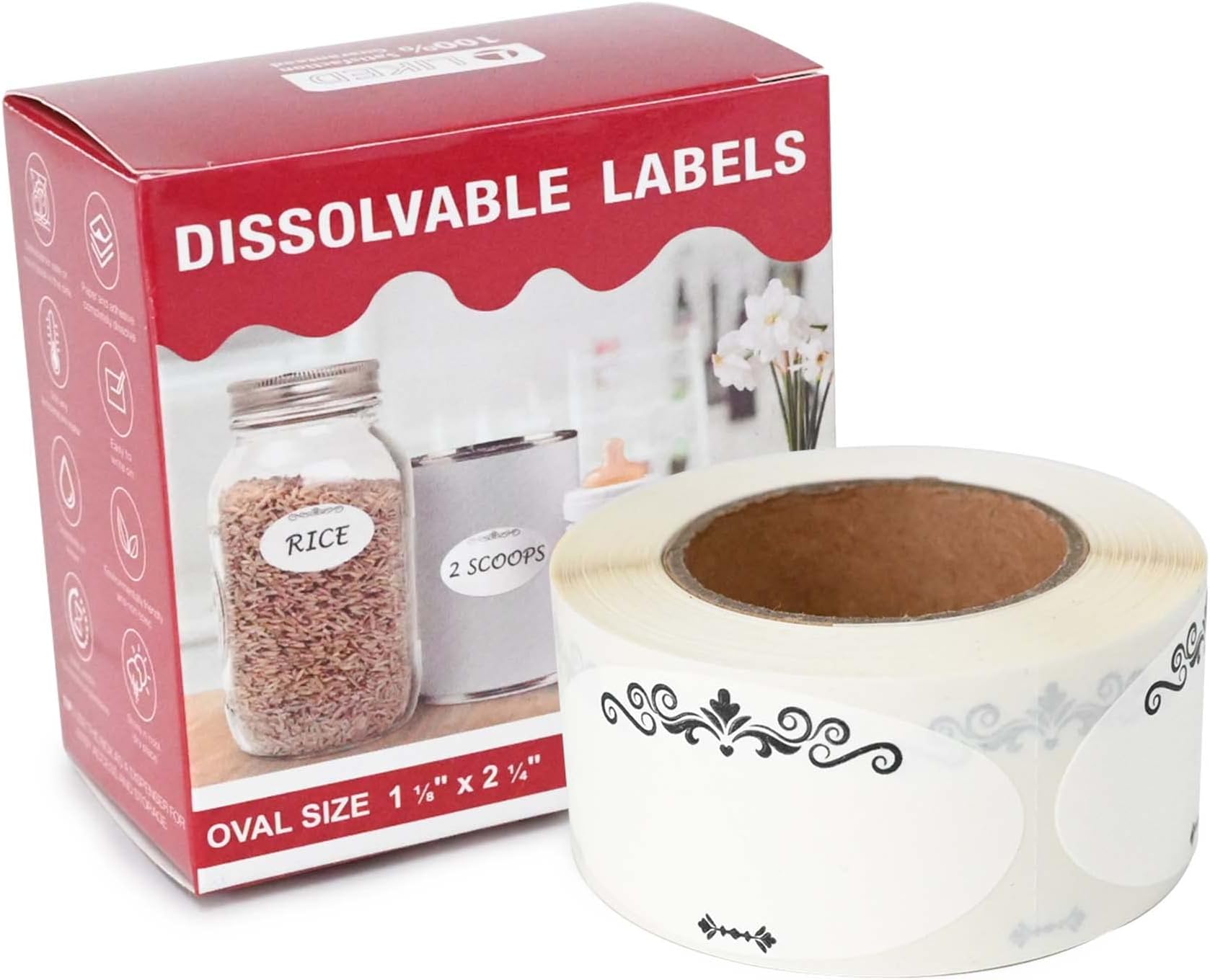 Amazon.com: Jarden Ball Dissolvable Canning Labels, 60-Labels per Pack ...