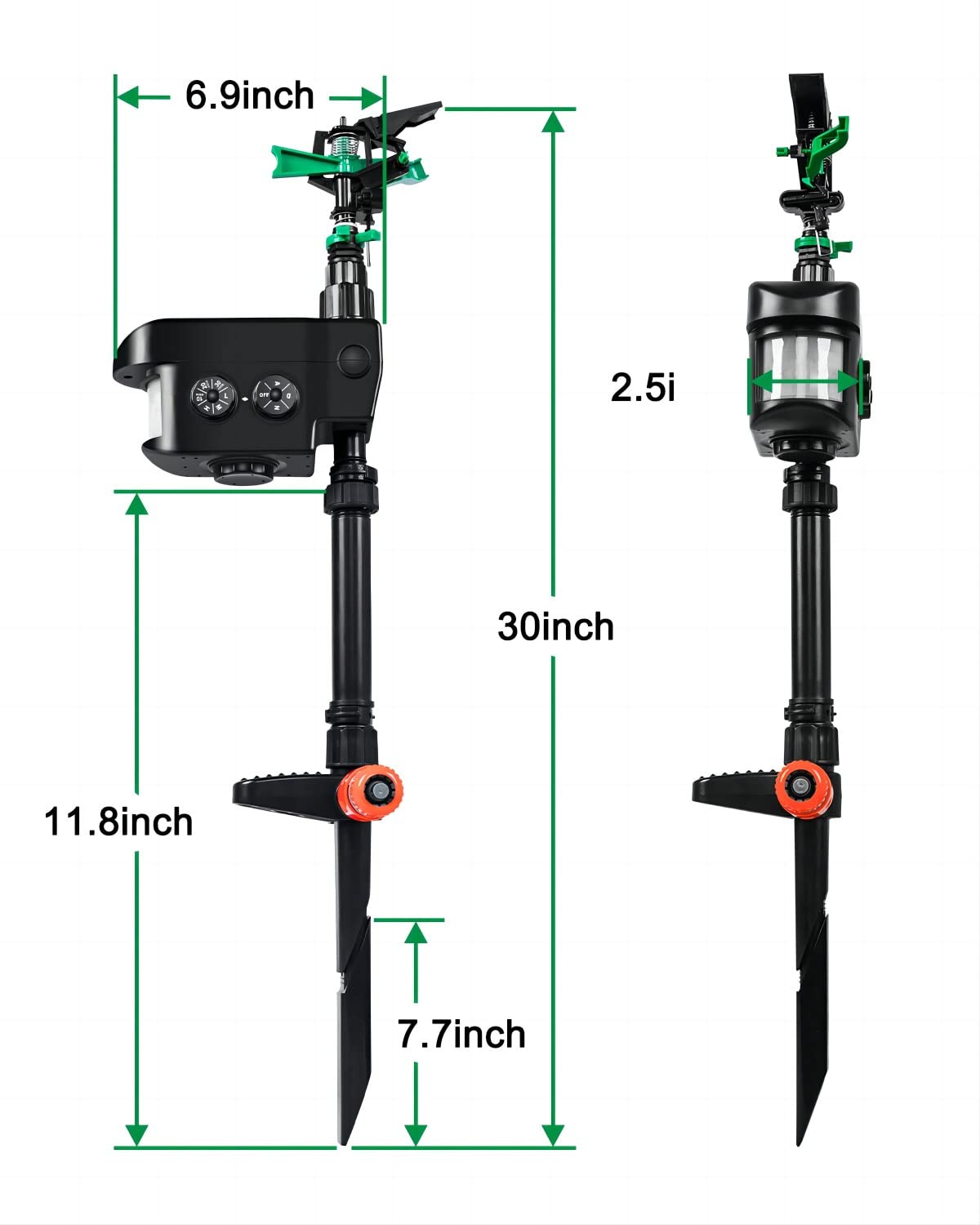 Snapklik.com : Poeveness Motion Sensor Sprinkler Yard Enforcer ...