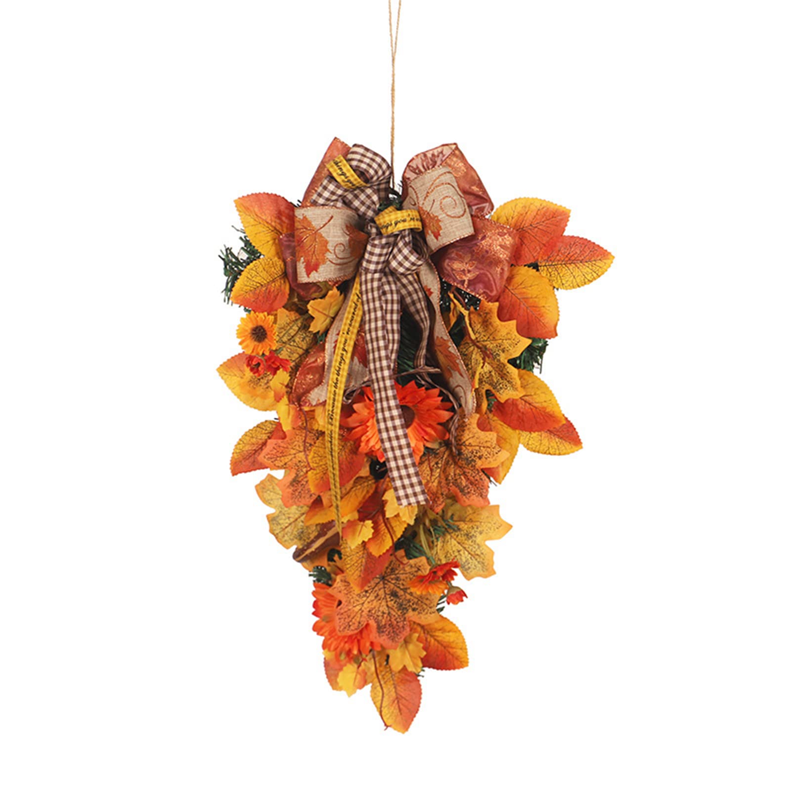 Amazon.com: Ochine Artificial Fall Teardrop Door Swag, Fall Harvest ...