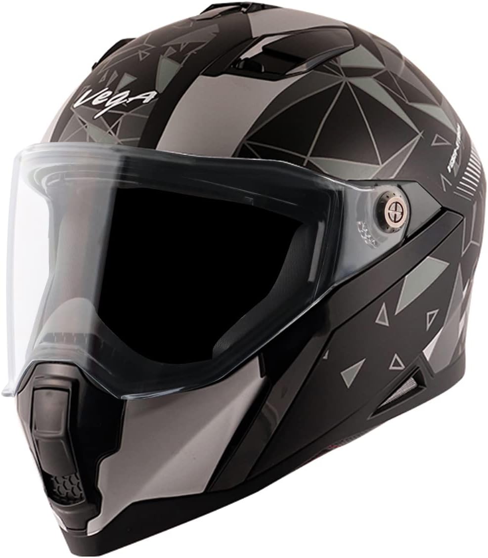 Vega Evo BT Bluetooth Helmet (Black, L) : Amazon.in: Car & Motorbike