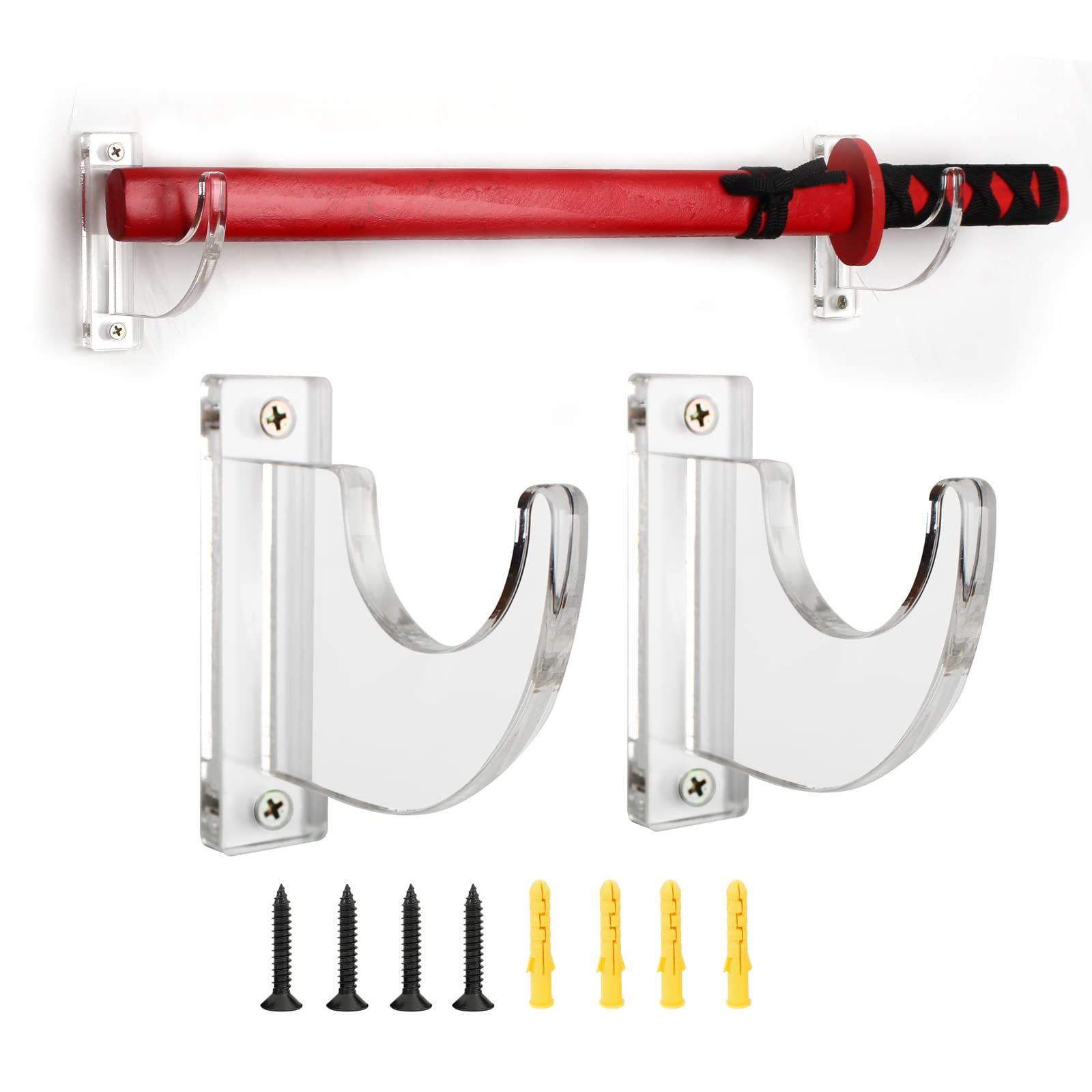 Snapklik.com : WANLIAN Sword Wall Mount Display Hooks Acrylic Sword ...