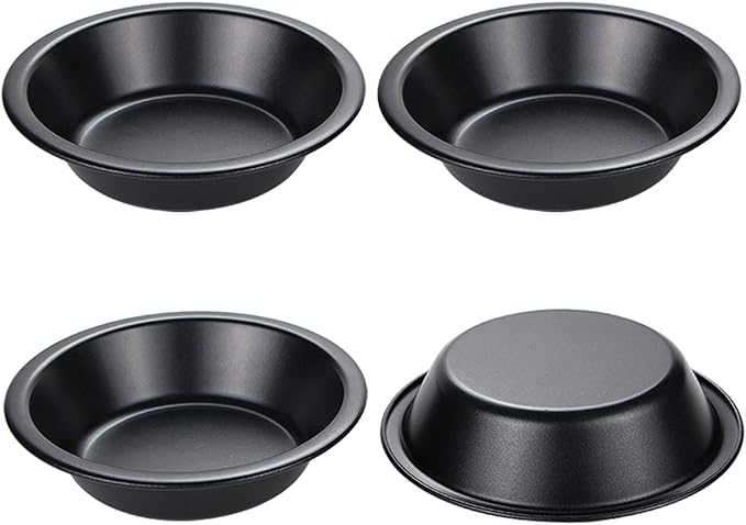 Amazon.com: Webake Mini Pie Pans 5 Inch Pie Tins, 4 Pack Nonstick Round ...