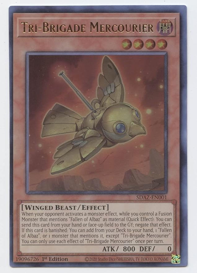 Amazon.com: Tri-Brigade Mercourier - SDAZ-EN001 - Ultra Rare - 1st ...
