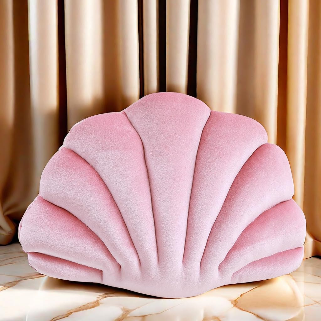 Amazon.com: Danitar 3D Shell Pillow Seashell Shaped Pillows Shell ...