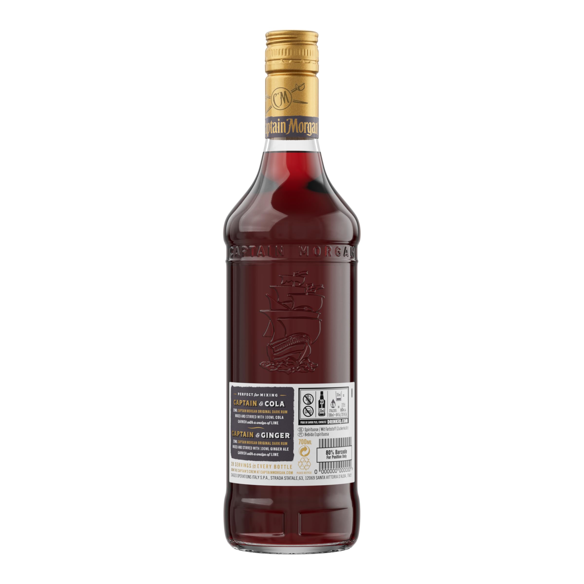 Captain Morgan Black Label Rum By Captain Morgan Rum Distillers